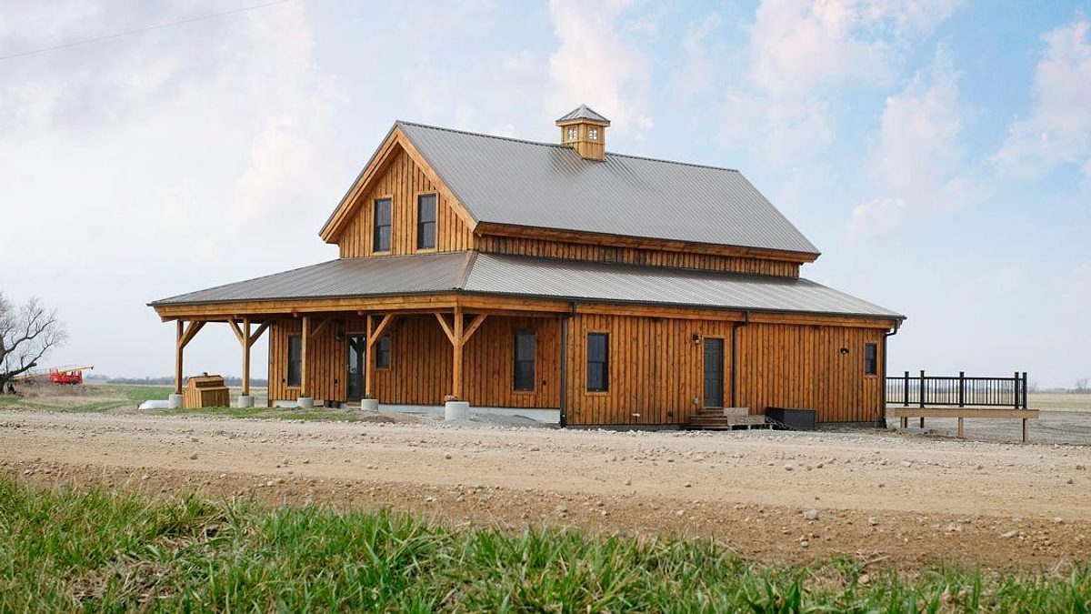 Western Horse Barn Home Great Plains